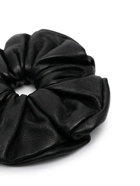 Shop Manokhi elasticated leather scrunchie with Express Delivery - FARFETCH