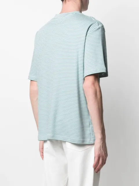 Anglozine striped short-sleeved T-shirt - FARFETCH