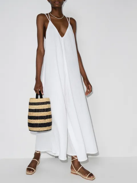 Cloe Cassandro Bianca wide-leg Jumpsuit - Farfetch