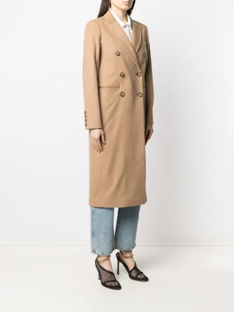 Victoria Beckham double-breasted Long Coat - Farfetch