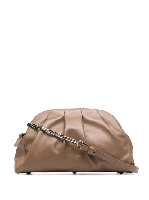 Fabiana Filippi Ruched Leather Crossbody Bag - Farfetch