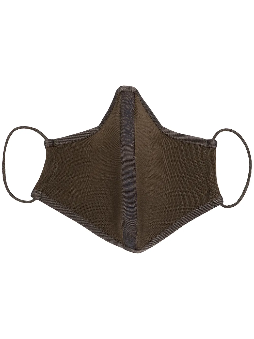 Tom Ford Logo-print Face Mask In Brown | ModeSens