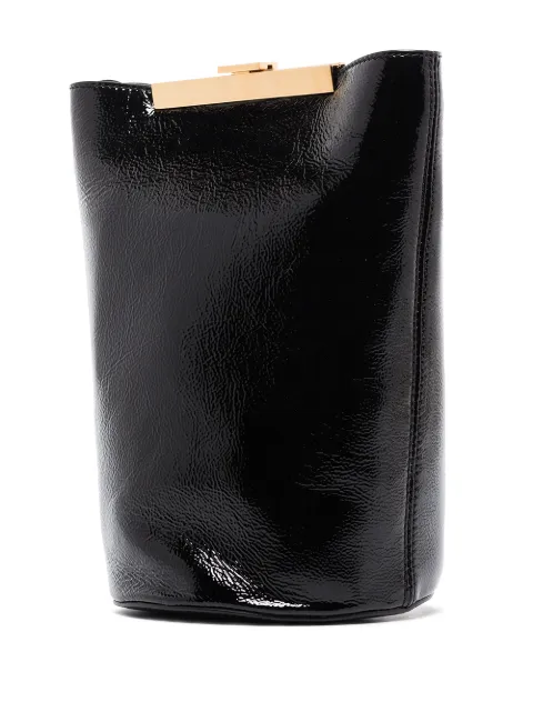 Shop Khaite Etta leather bucket bag with Express Delivery - FARFETCH