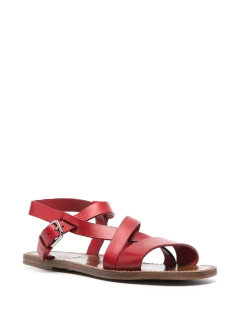 Silvano Sassetti Cross Straps Sandals - Farfetch