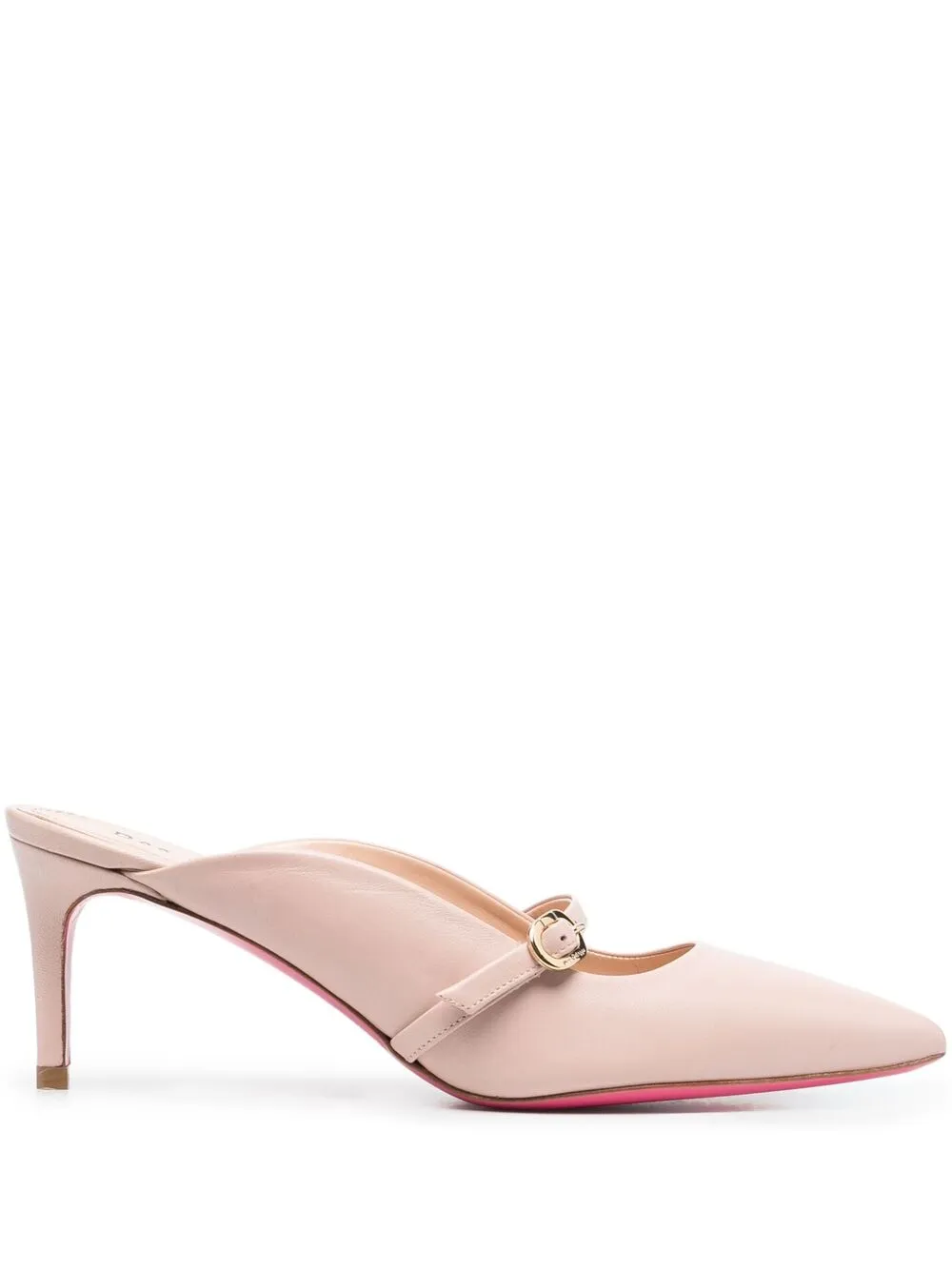 Dee Ocleppo Pointed Mule Pumps In Neutrals | ModeSens
