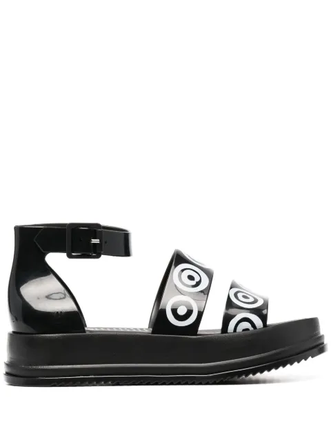 10 CORSO COMO Logo Print Chunky Sandals - Farfetch