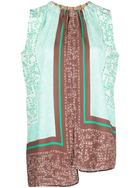 Alysi asymmetrical sleeveless blouse - FARFETCH