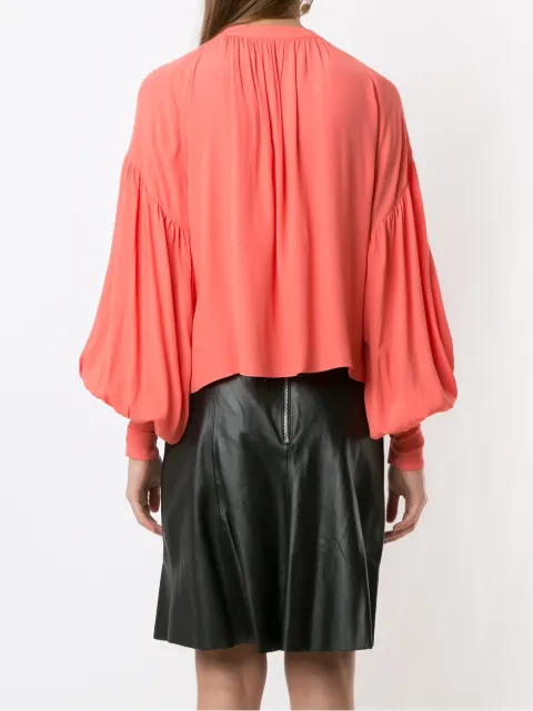 Olympiah Long Puff Sleeve Blouse - Farfetch