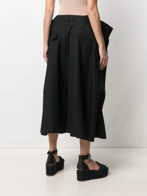 Comme Des Garçons Noir Kei Ninomiya wide-leg Cropped Trousers - Farfetch