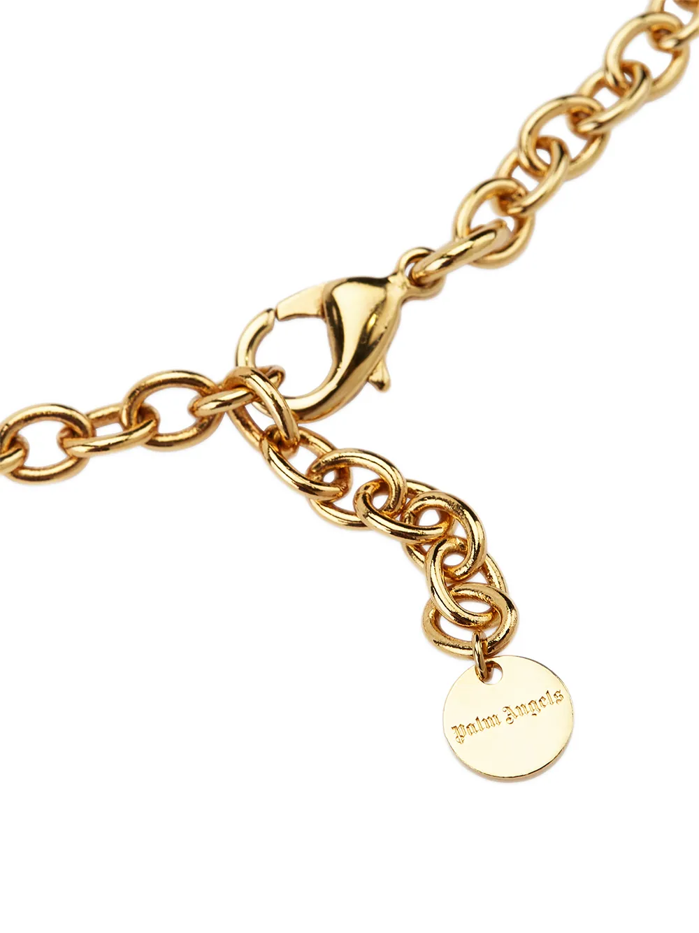 Shop Palm Angels logo chain necklace with Express Delivery - FARFETCH