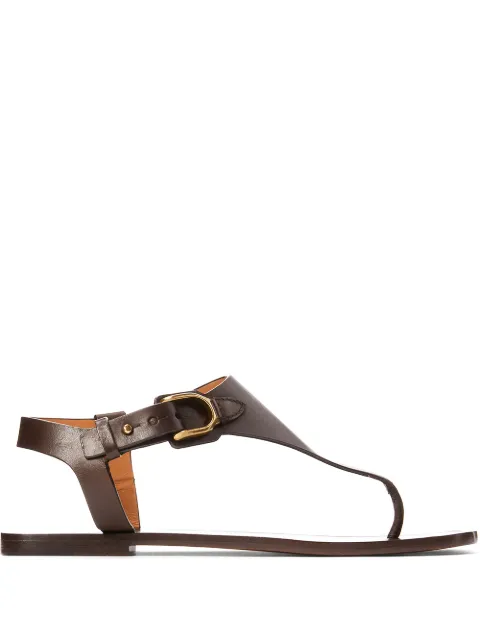 Ralph Lauren Collection Delancie Flat Sandals - Farfetch