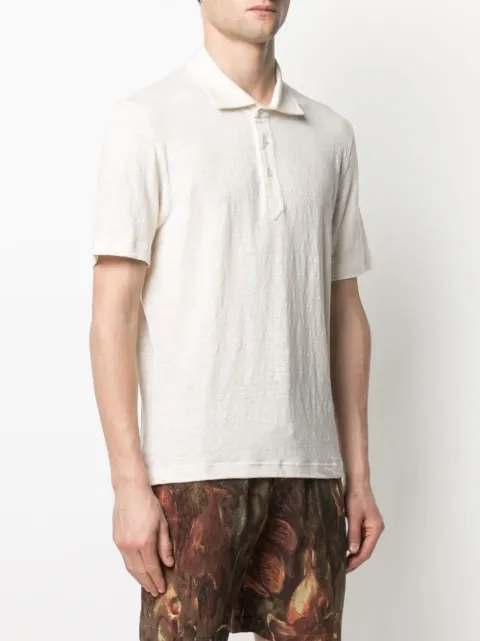 Shop white Fedeli short-sleeved polo shirt with Express Delivery - Farfetch