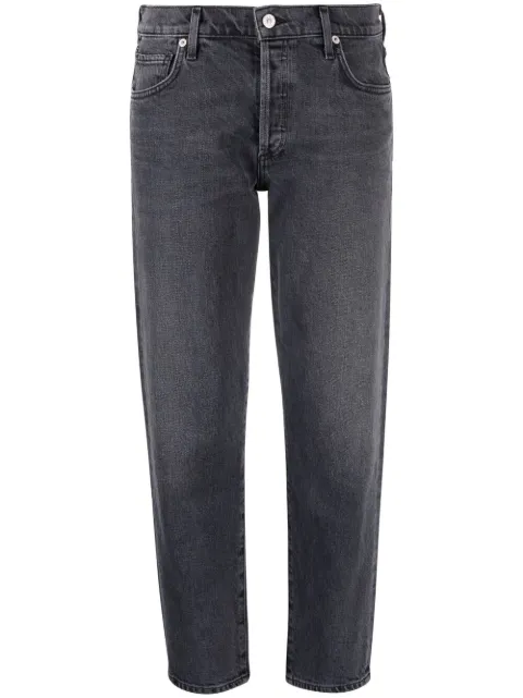 Sustainable Jeans - Marine Serre Fuseaux crescent moon - print stirrup ...