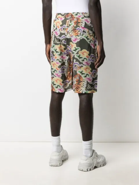 Maharishi tiger-print bermuda shorts - FARFETCH
