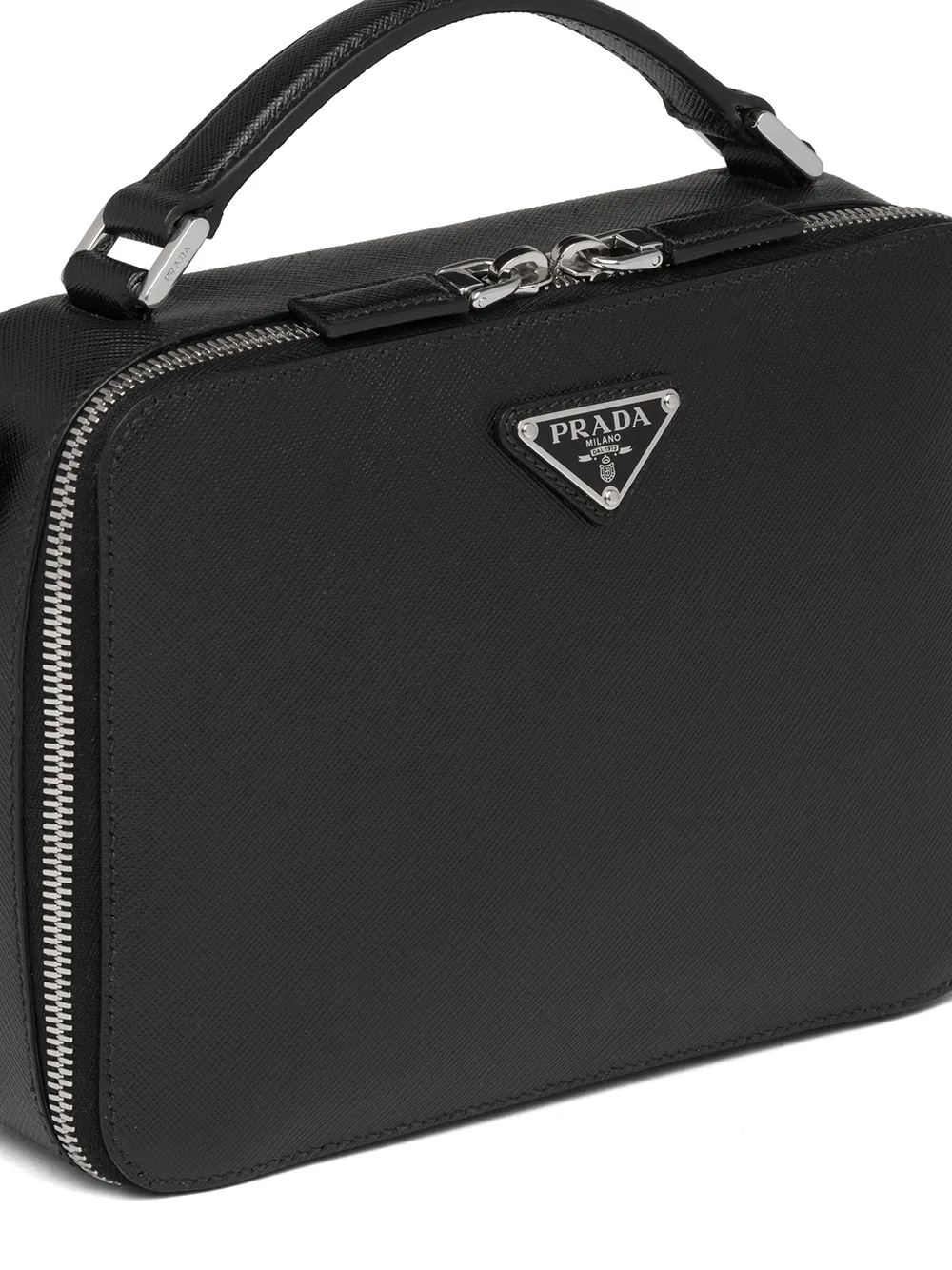 Prada Brique Saffiano Leather Bag - Farfetch