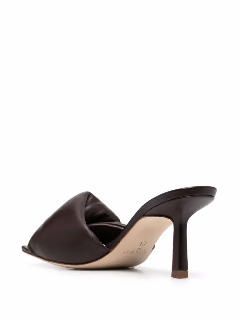 Studio Amelia Padded Leather Mules - Farfetch