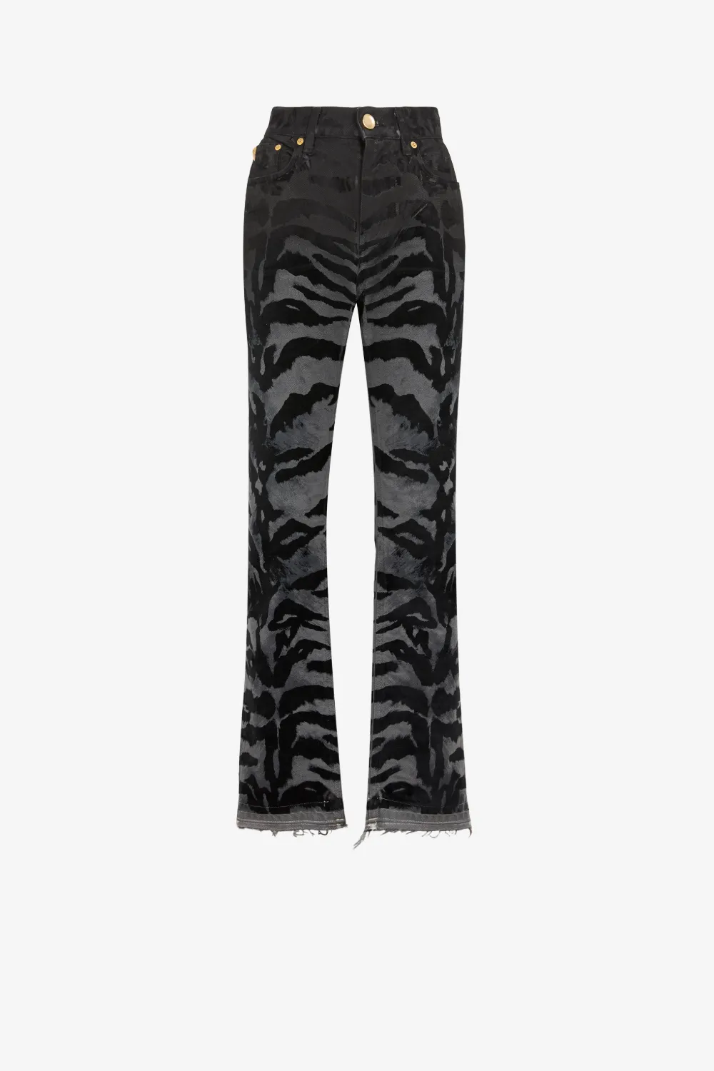 Roberto Cavalli Tiger-print Boyfriend-fit Jeans In Animal Print | ModeSens