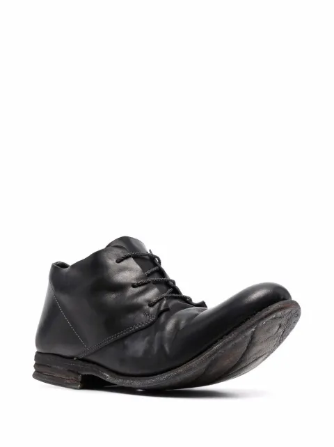 Poème Bohémien black distressed leather desert boot for men | CLK01 at ...
