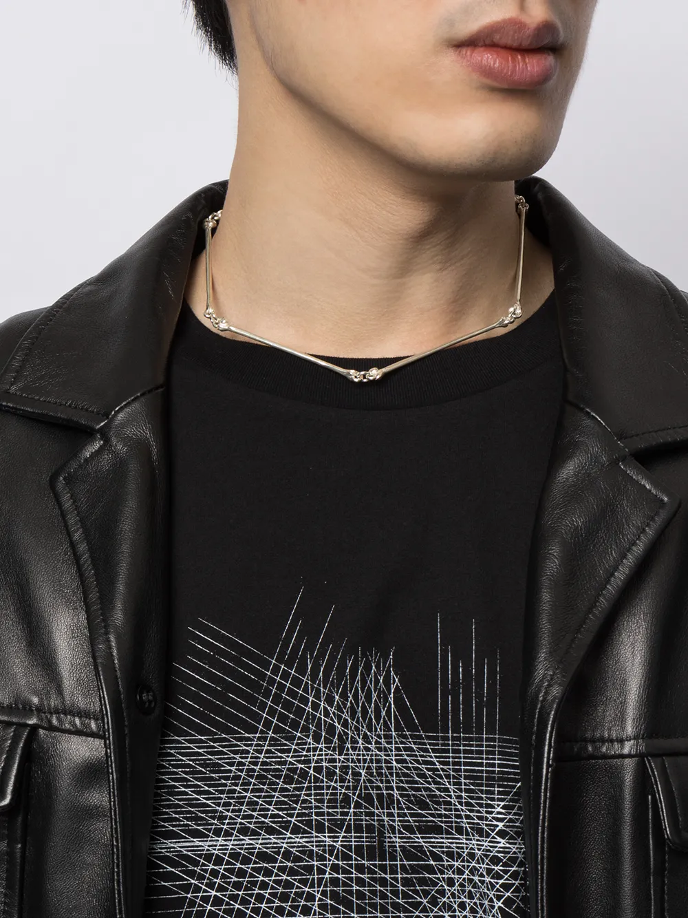 Takahiromiyashita The Soloist bone-shaped Necklace - Farfetch