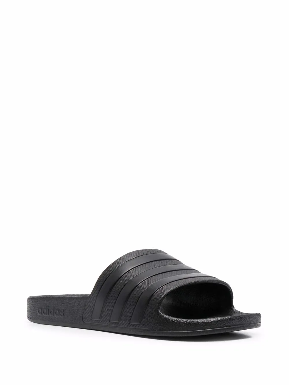 Adidas black Adilette Aqua slides for men | F35550 at Farfetch.com