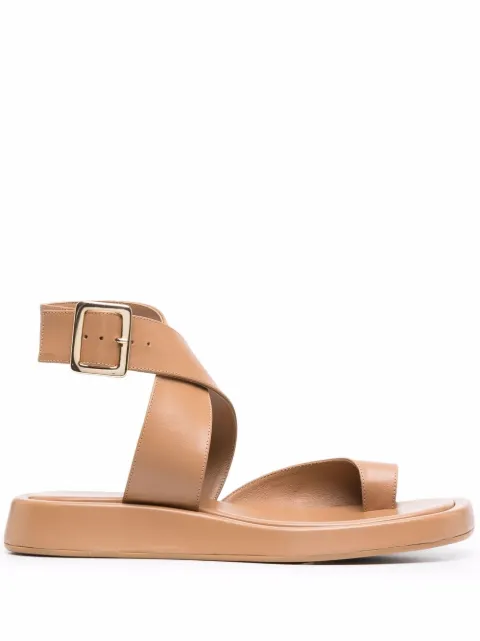 GIA BORGHINI Rosie 4 Flat Sandals - Farfetch