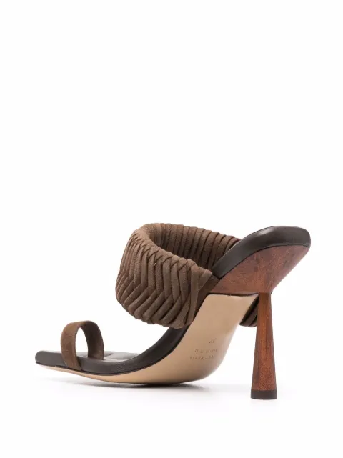 GIA BORGHINI Rosie 1 100mm Sandals - Farfetch