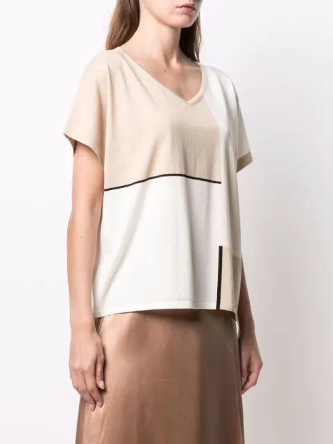 Gentry Portofino T-Shirt In Colour-Block-Optik - Farfetch