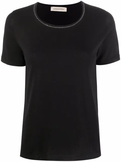 Gentry Portofino contrasting-stitch T-shirt - Farfetch