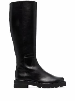 Stuart Weitzman Mila Lift 30mm Boots | Black | FARFETCH