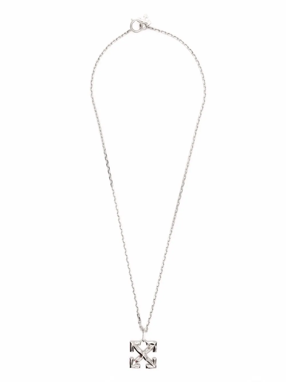 Off-white Arrows-motif Clasp-fastening Necklace In Metallisch | ModeSens