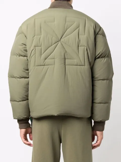 Off-White Arrow Logo Puffer Jacket - Farfetch
