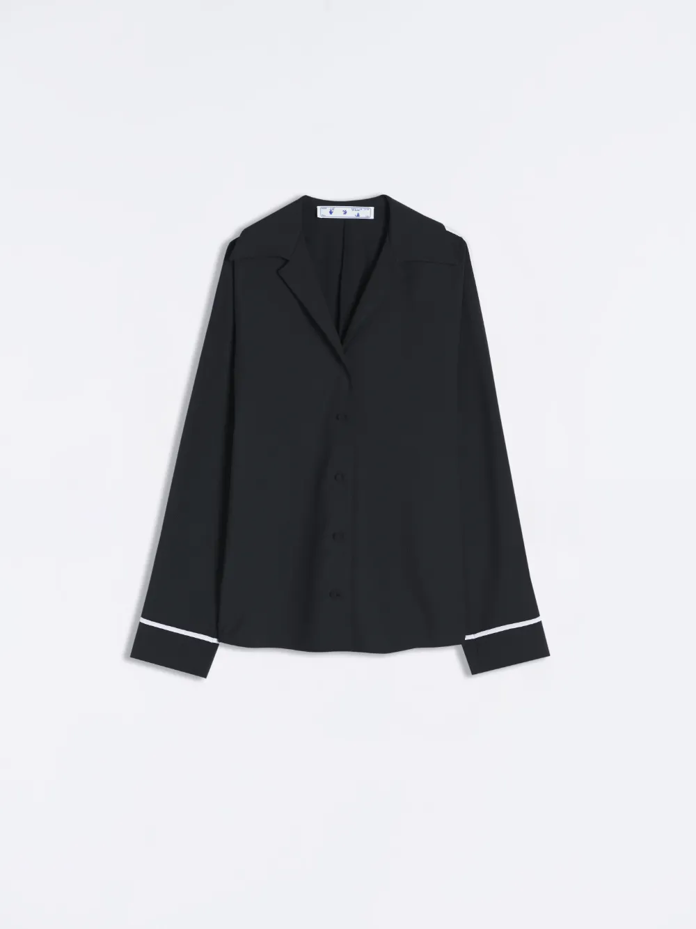 L S Pijama Shirt In Black Off White Official US l-s-pijama-shirt-in-black-off-white-official-us