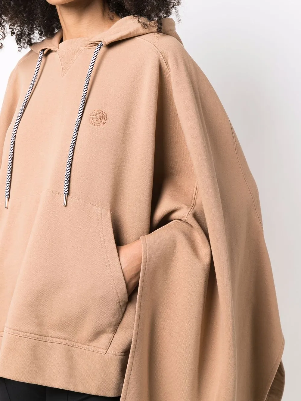 Shop AMBUSH hooded draped poncho with Express Delivery - FARFETCH