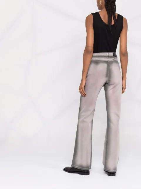 Alberta Ferretti Faded high-waisted Flared Jeans - Farfetch