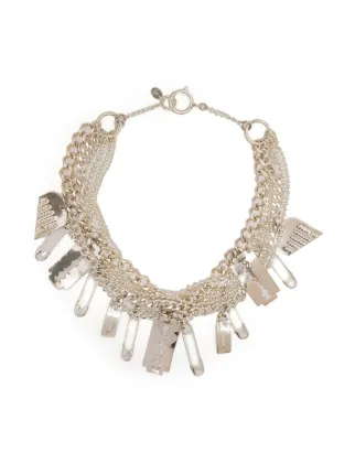 Takahiromiyashita The Soloist razor blade safety pin necklace - FARFETCH