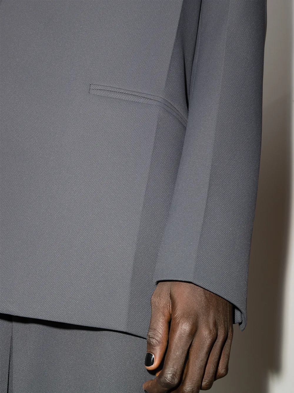 Off-White Crease single-breasted Blazer | Grey | FARFETCH