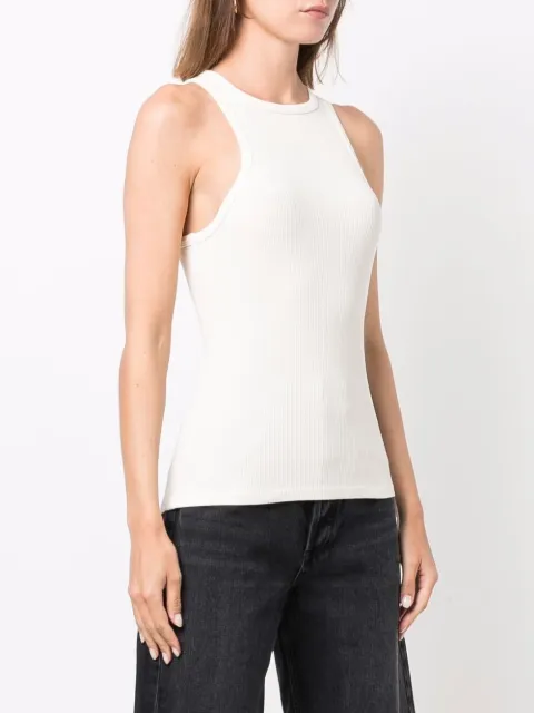 AGOLDE sleeveless ribbed tank top - FARFETCH