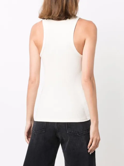 AGOLDE sleeveless ribbed tank top - FARFETCH