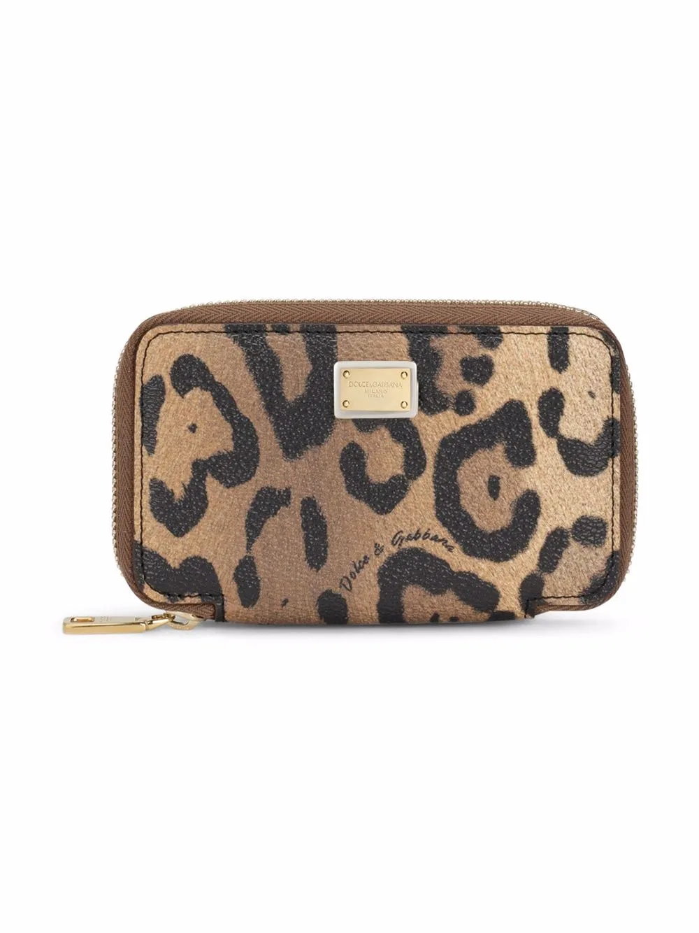 Dolce & Gabbana Crespo leopard-print Key Chain | Brown | FARFETCH