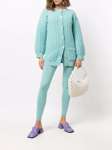 AMI AMALIA textured-knit Cardigan - Farfetch