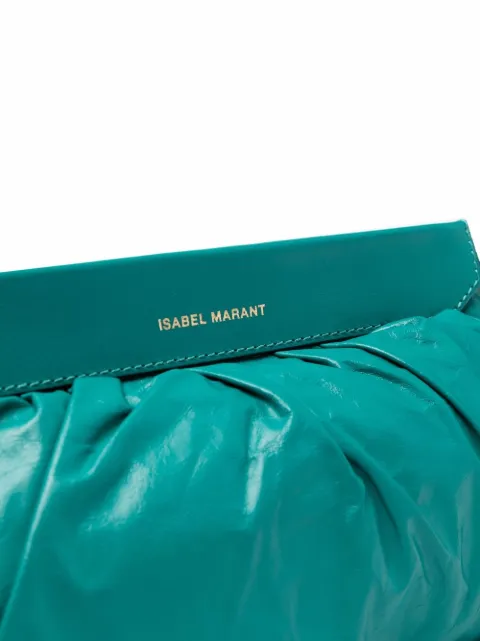 Isabel Marant Étoile Luzes Gathered Clutch Bag - Farfetch