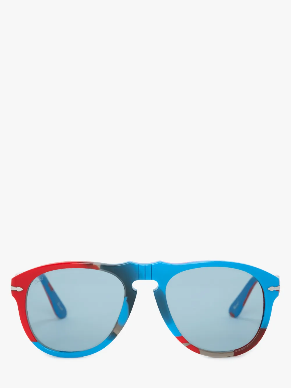 JW ANDERSON x PERSOL: AVIATOR SUNGLASSES in red | JW Anderson