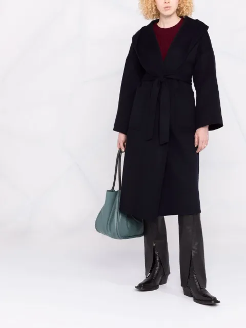 Arma Long Belted Wool Coat - Farfetch