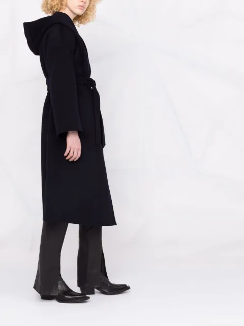 Arma Long Belted Wool Coat - Farfetch