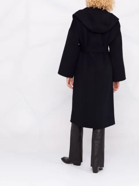 Arma Long Belted Wool Coat - Farfetch