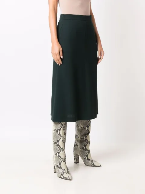 Antonelli A-line Virgin Wool Skirt - Farfetch