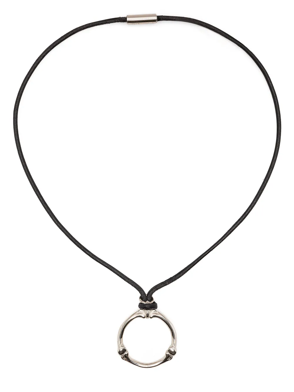 Takahiromiyashita The Soloist Circular-pendant Rope-detail Necklace In ...