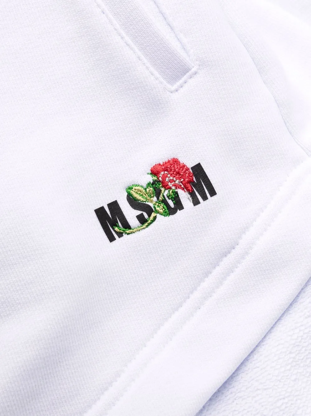 MSGM 로고 트랙쇼츠 - 페칭