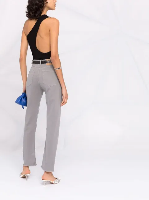 Alexandre Vauthier Cropped Denim Jeans - Farfetch