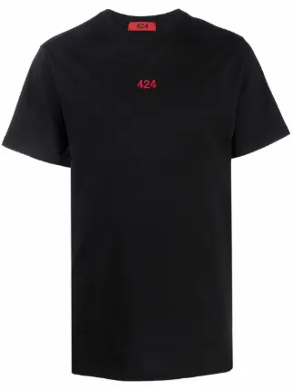 424 Embroidered Logo T-shirt | Black | FARFETCH